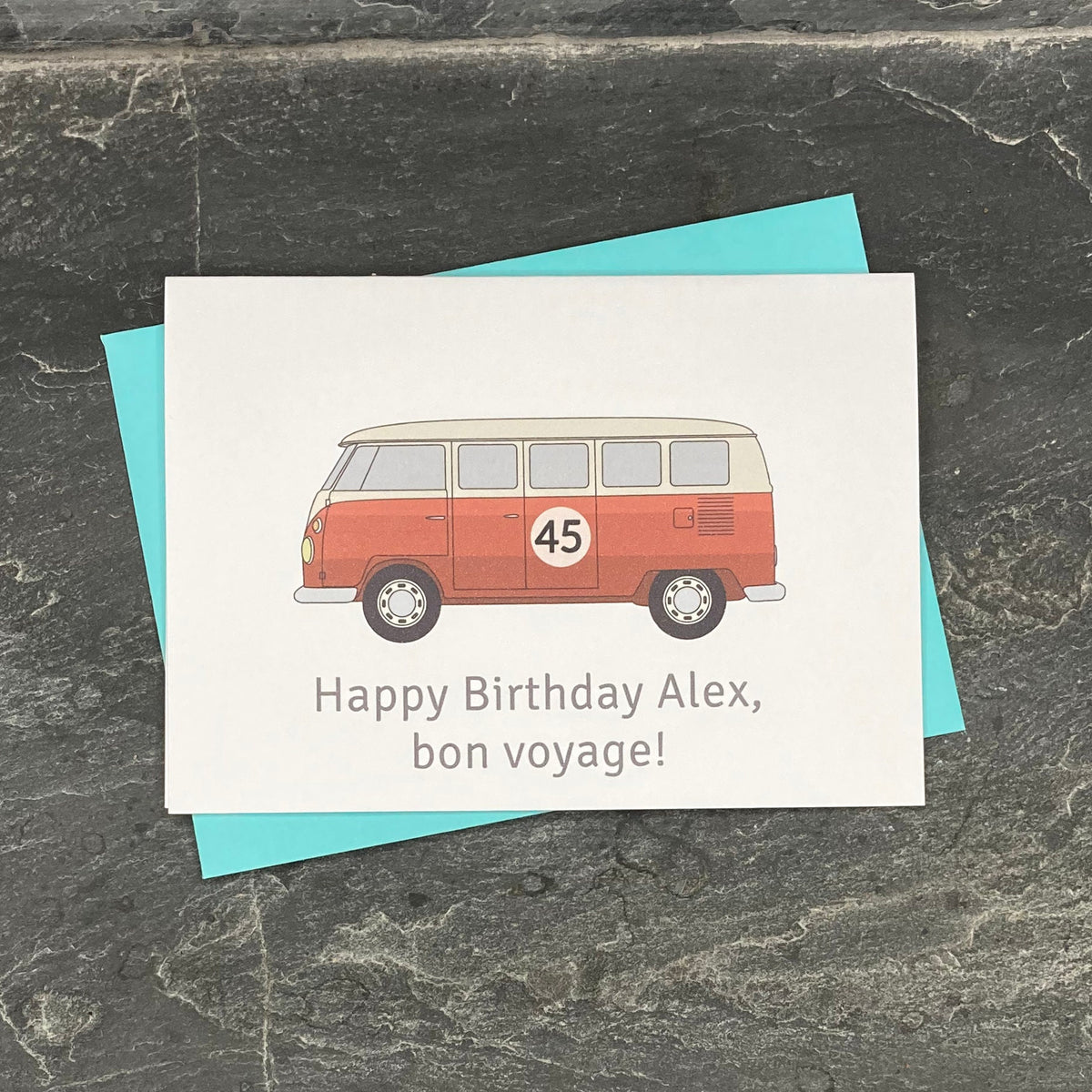 Personalised Vw Campervan Birthday Card Hamilton Metalworks
