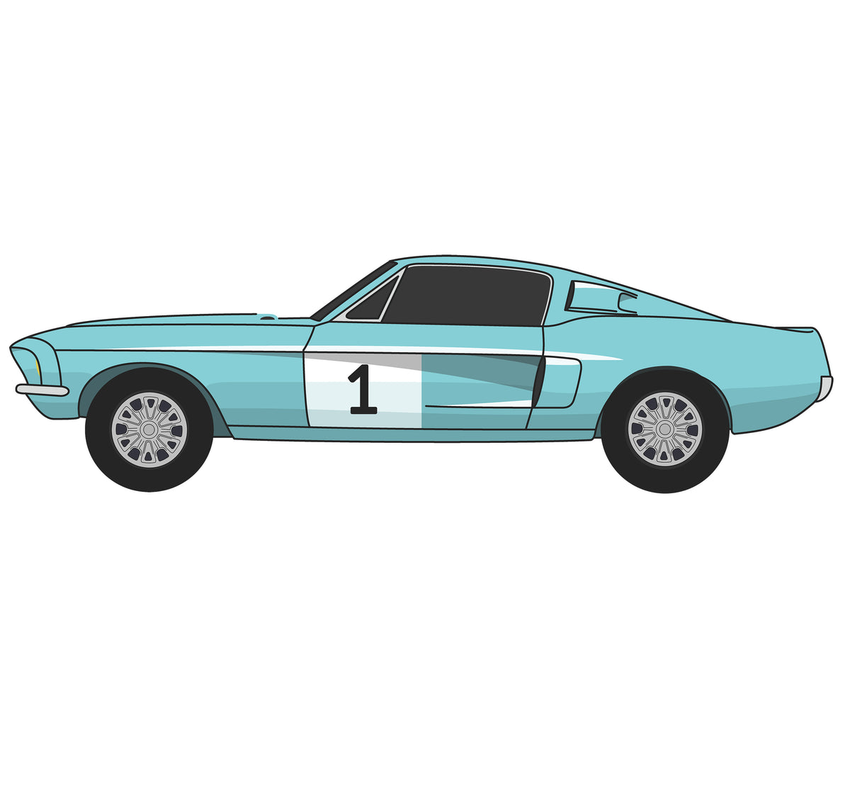 Ford Mustang Father's Day Card – Hamilton Metalworks